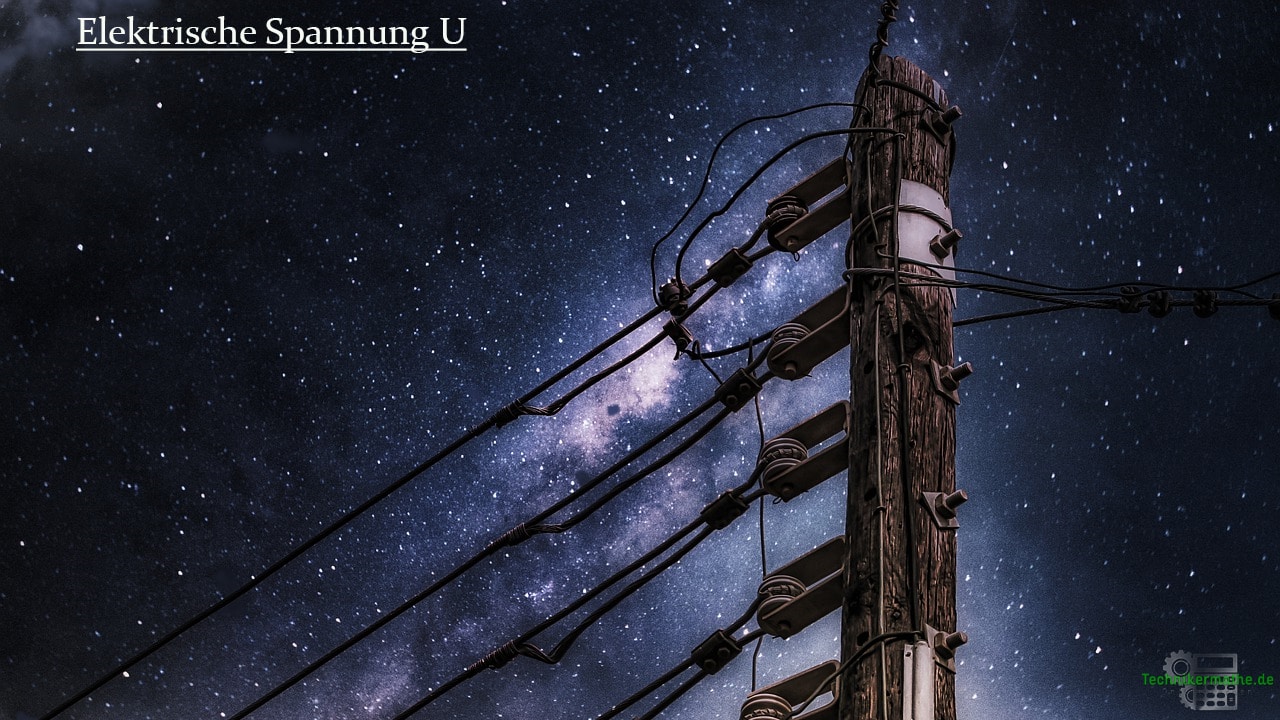 Elektrische Spannung einfach erklärt 1a [Video + Beispiele]