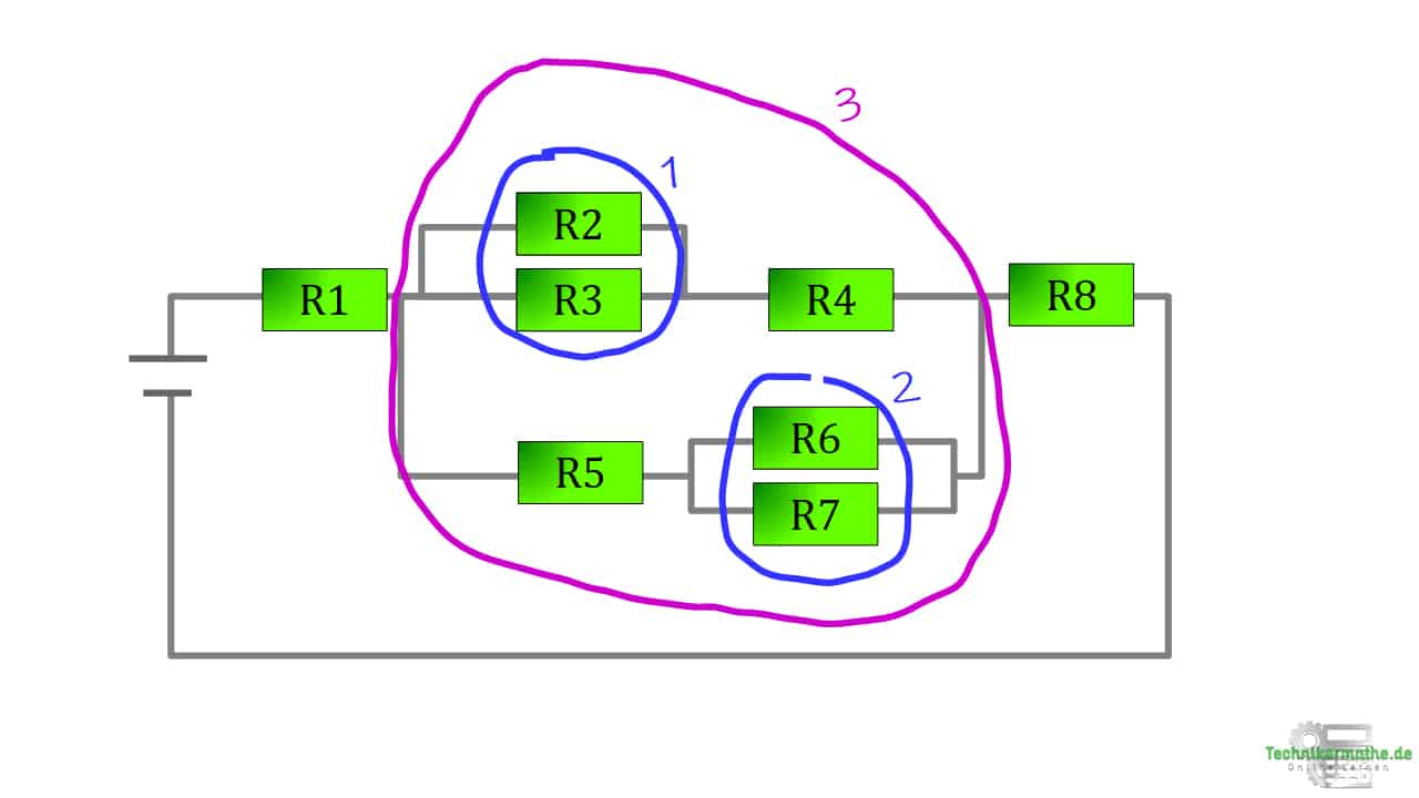 Gruppenschaltung einfach gut erklärt 1a - Technikermathe.de