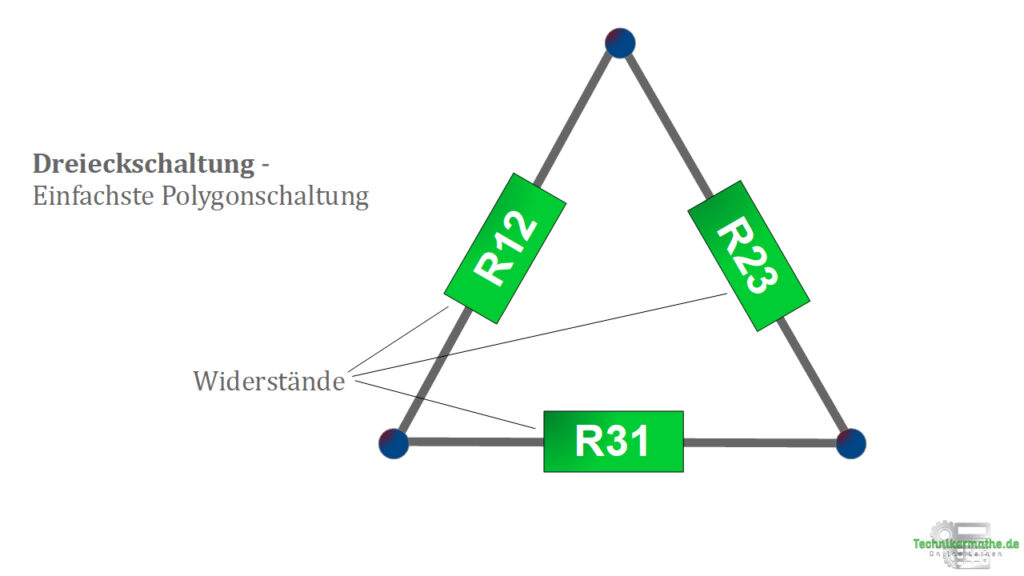 Dreieckschaltung - einfach erklärt 1a - Technikermathe.de