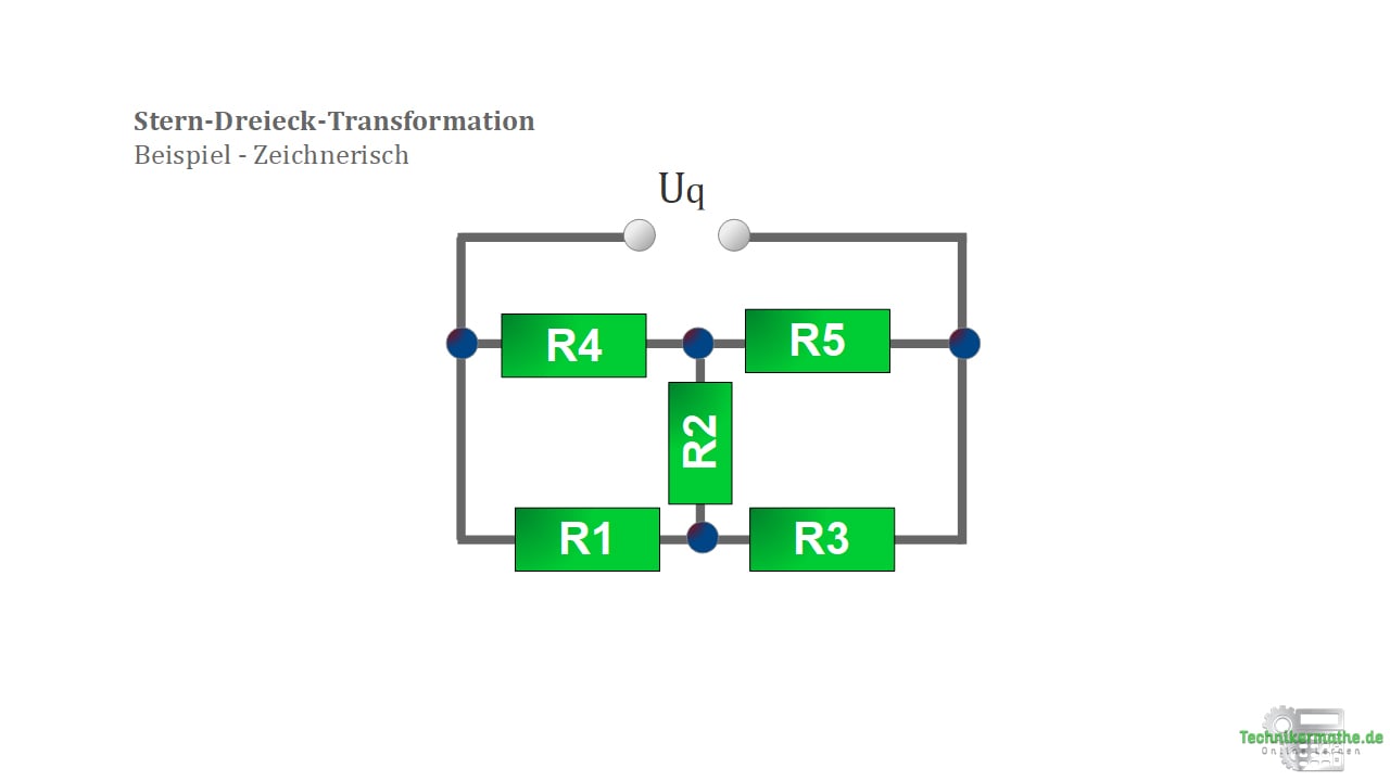 Stern-Dreieck -Transformation einfach 1a - Technikermathe.de