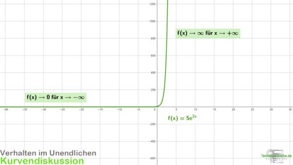 e-Funktionen: Verhalten im Unendlichen [BEISPIELE] 1a einfach