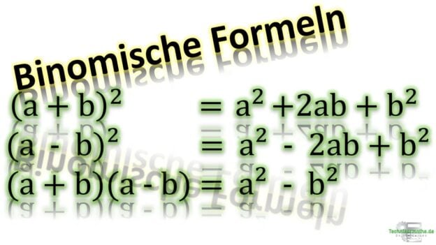 Binomische Formeln [Aufgaben + Lernclips] einfach erklärt 1a